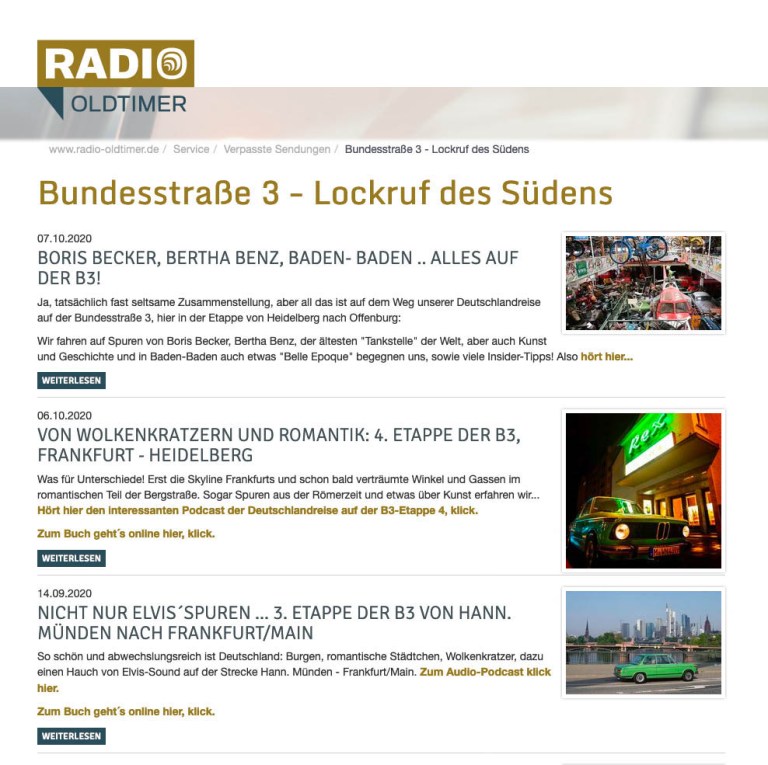 Heimat Bundesstraße 3 – Eine Deutschlandreise entlang der Bundesstraße ...